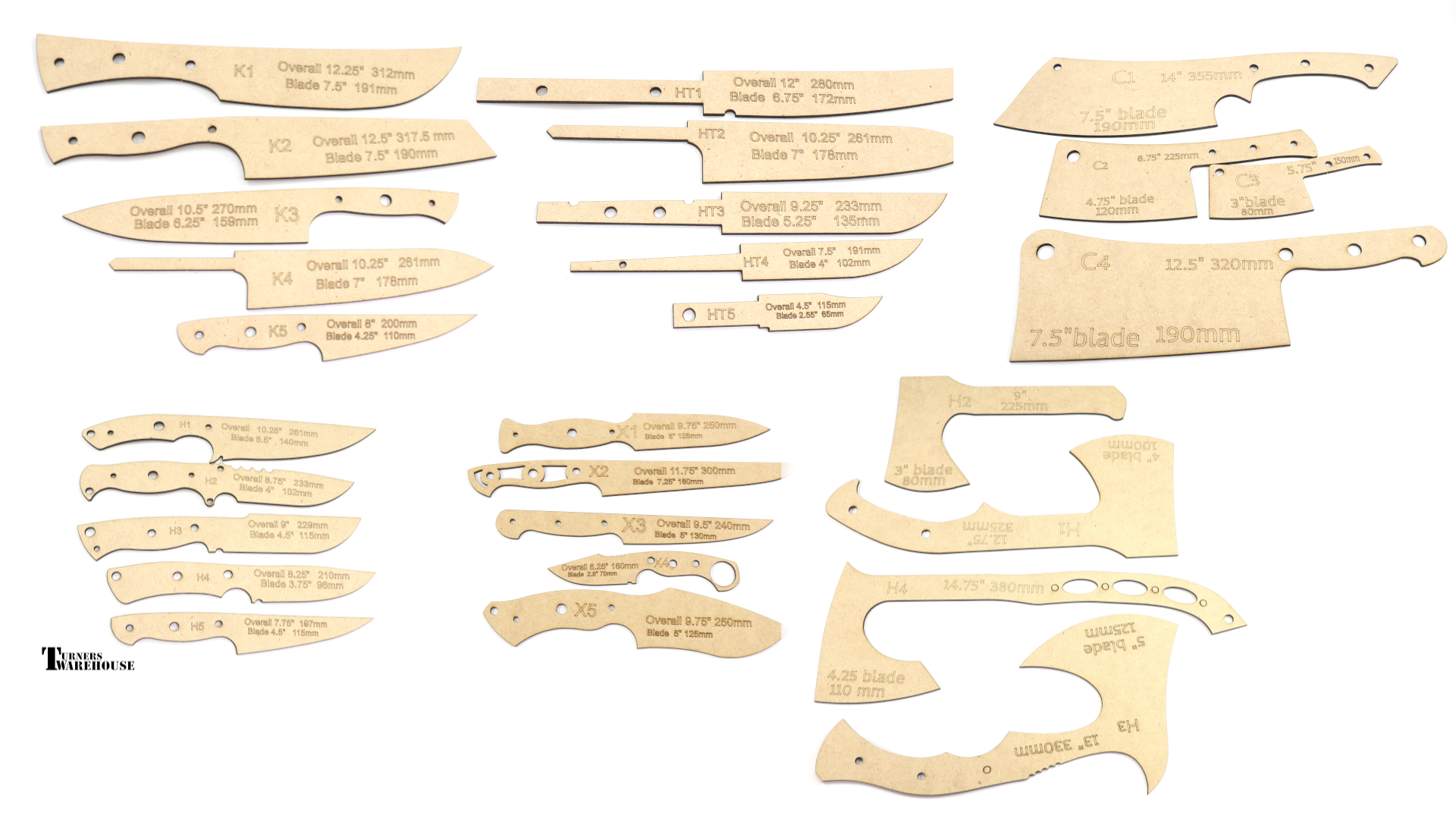 printable knife designs templates