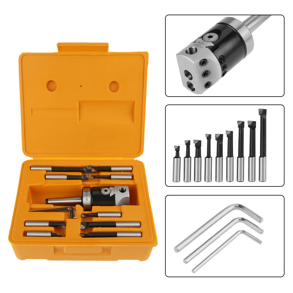 Boring Head 9 piece set - Ring Turning and more | Turners Warehouse