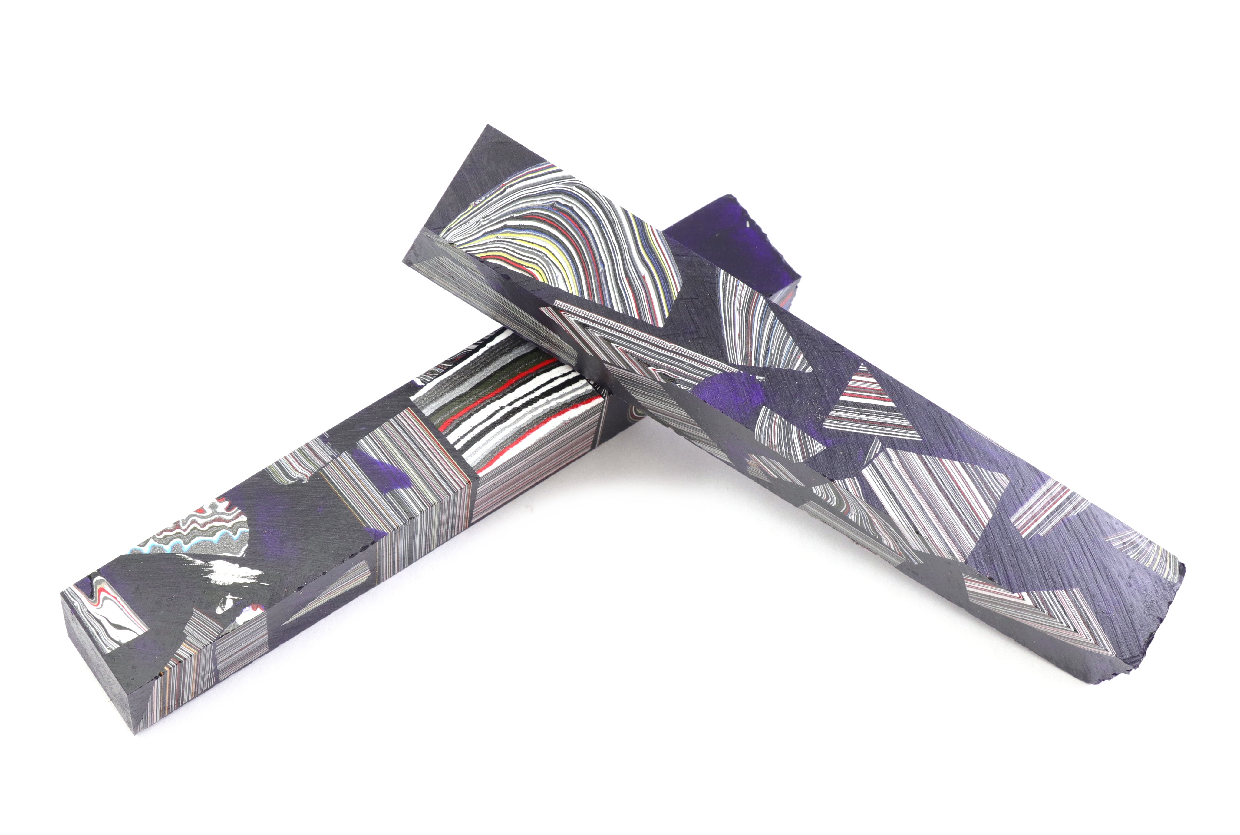 Fordite Pen Blanks - Detroit Agate | Turners Warehouse