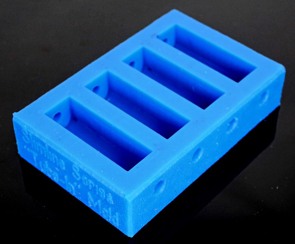 Tube in Silicone Casting Molds, Blue Epoxy Resin, Alumilite, Polyester ...